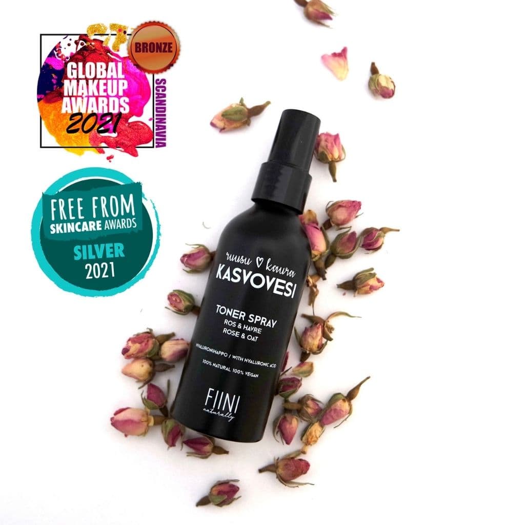 Fiini Naturally Ruusu-kaura kasvovesi + Etu tilaukseen! 🎁 - Twistbe